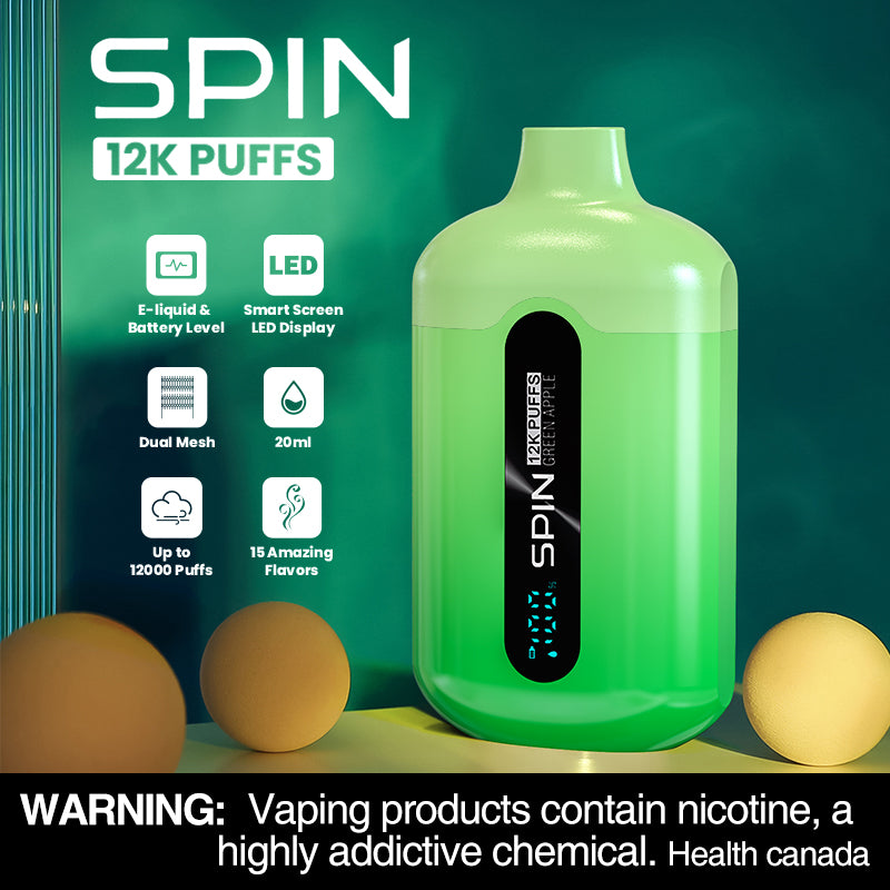 Discover the Spin 12K (12000) Disposable Device: The Ultimate in Vapin ...