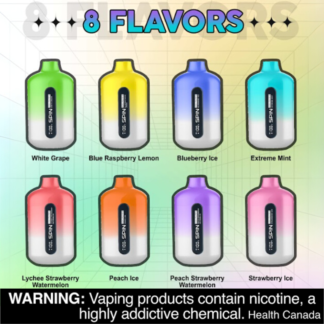 SPIN 30K Flavors Guide (2025) | Buy Disposable Vape at SPINVAPE Canada ...
