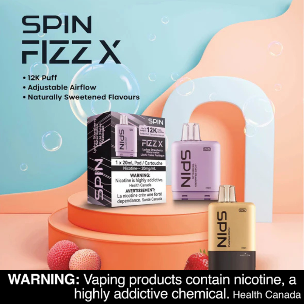 Spin Fizz x 12K Pods - Spin Vape – Spin vape