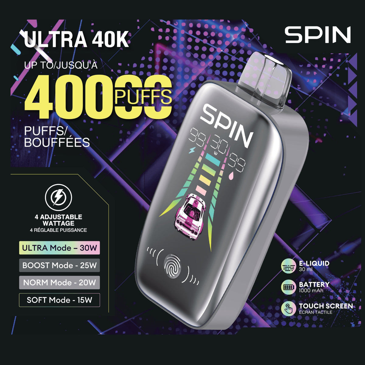 SPIN Ultra 40K – Spin vape
