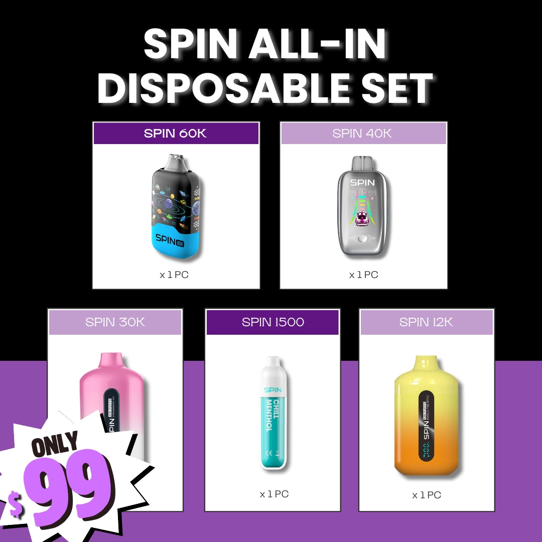 Spin Vape - All-in-Disposables Gift Set (6pcs) – Spin vape