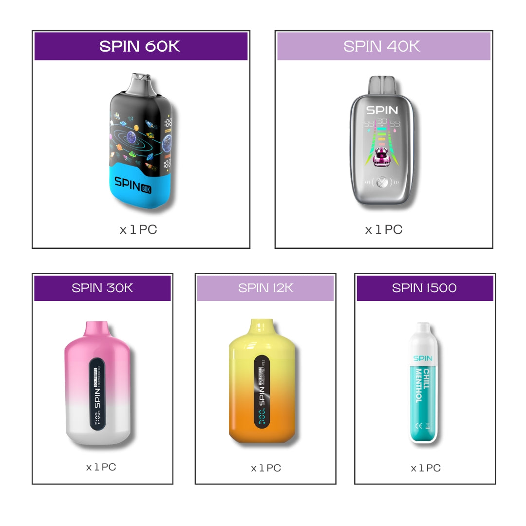 Spin Vape - All-in-Disposables Gift Set (6pcs) – Spin vape