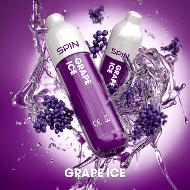 Spin 1500 Disposable Vape Grape Ice - Spin Vape – Spin vape