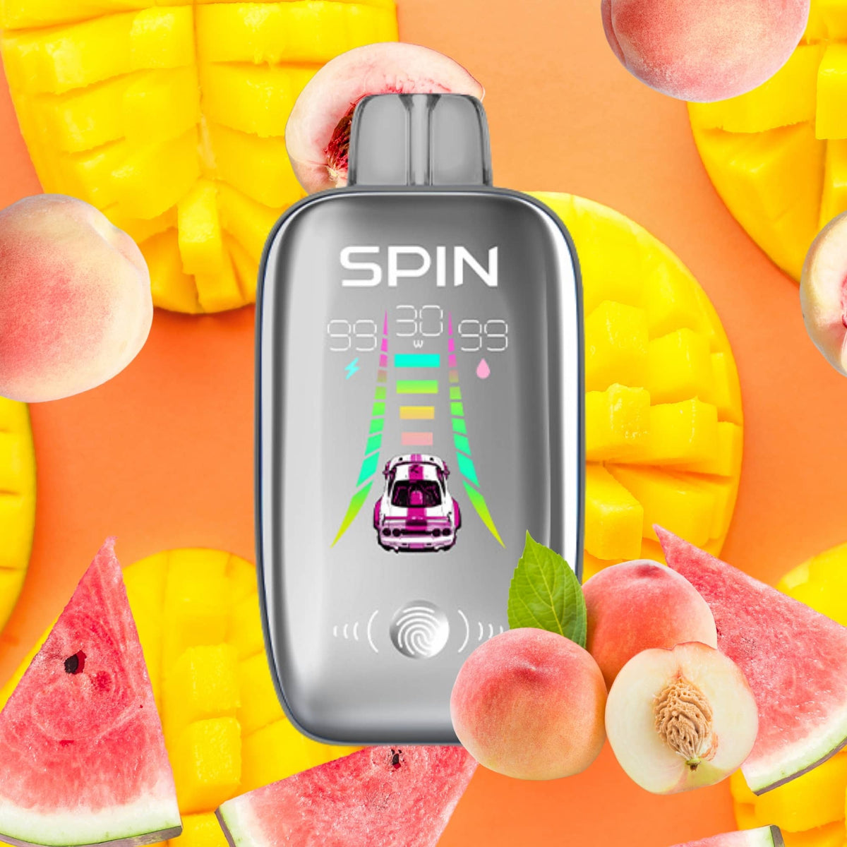 Spin Ultra 40K Peach Mango Watermelon - Spin Vape – Spin vape
