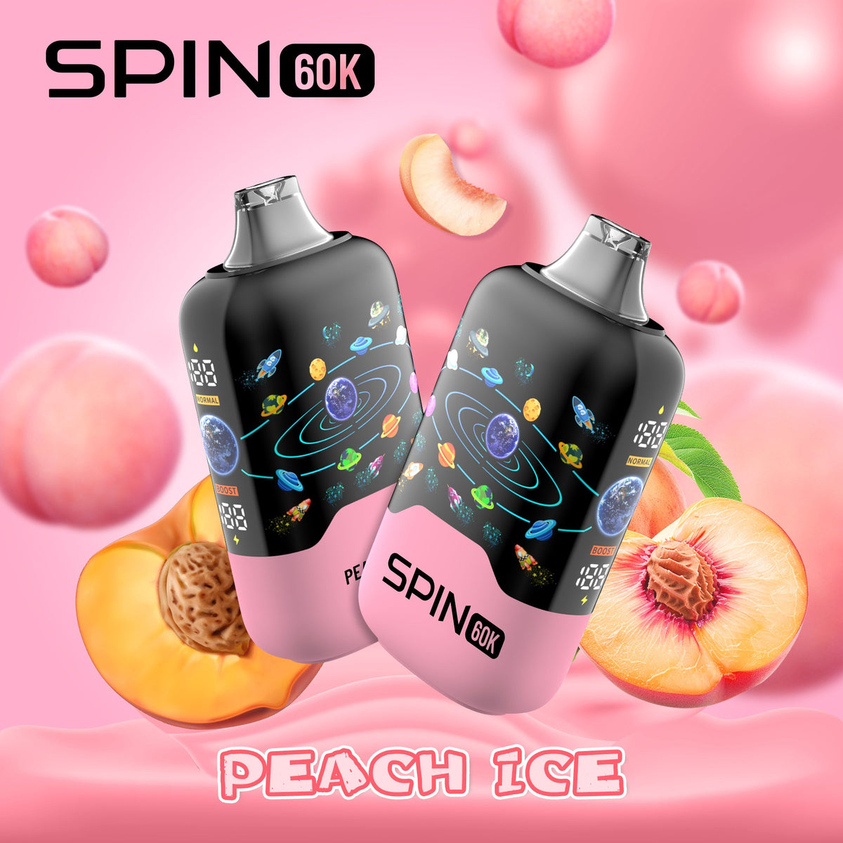 Spin 60K (60000) Disposable Vape Peach Ice - Spin Vape – Spin vape