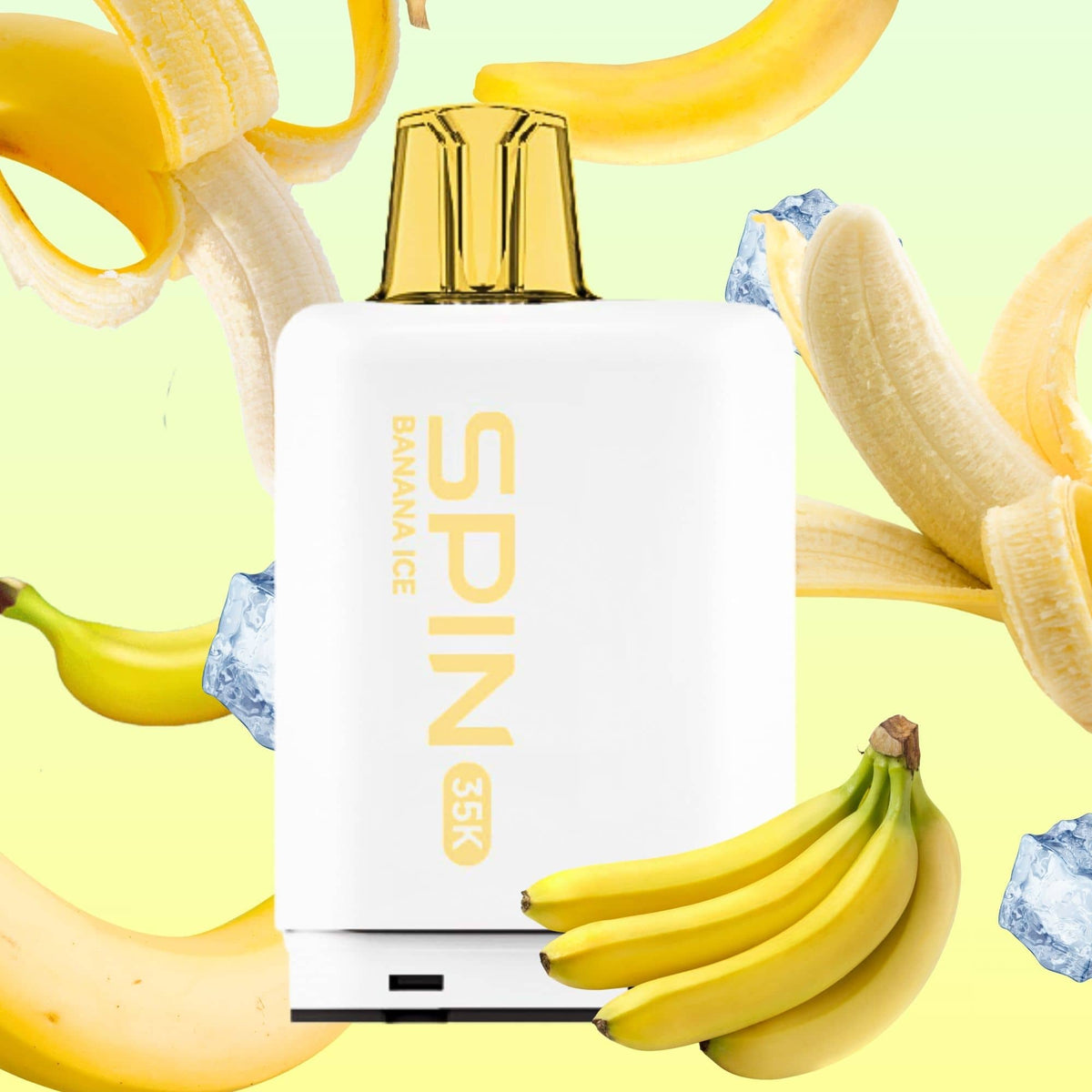 Spin Fizz X Pod 35000 Puffs Banana Ice - Spin Vape – Spin vape
