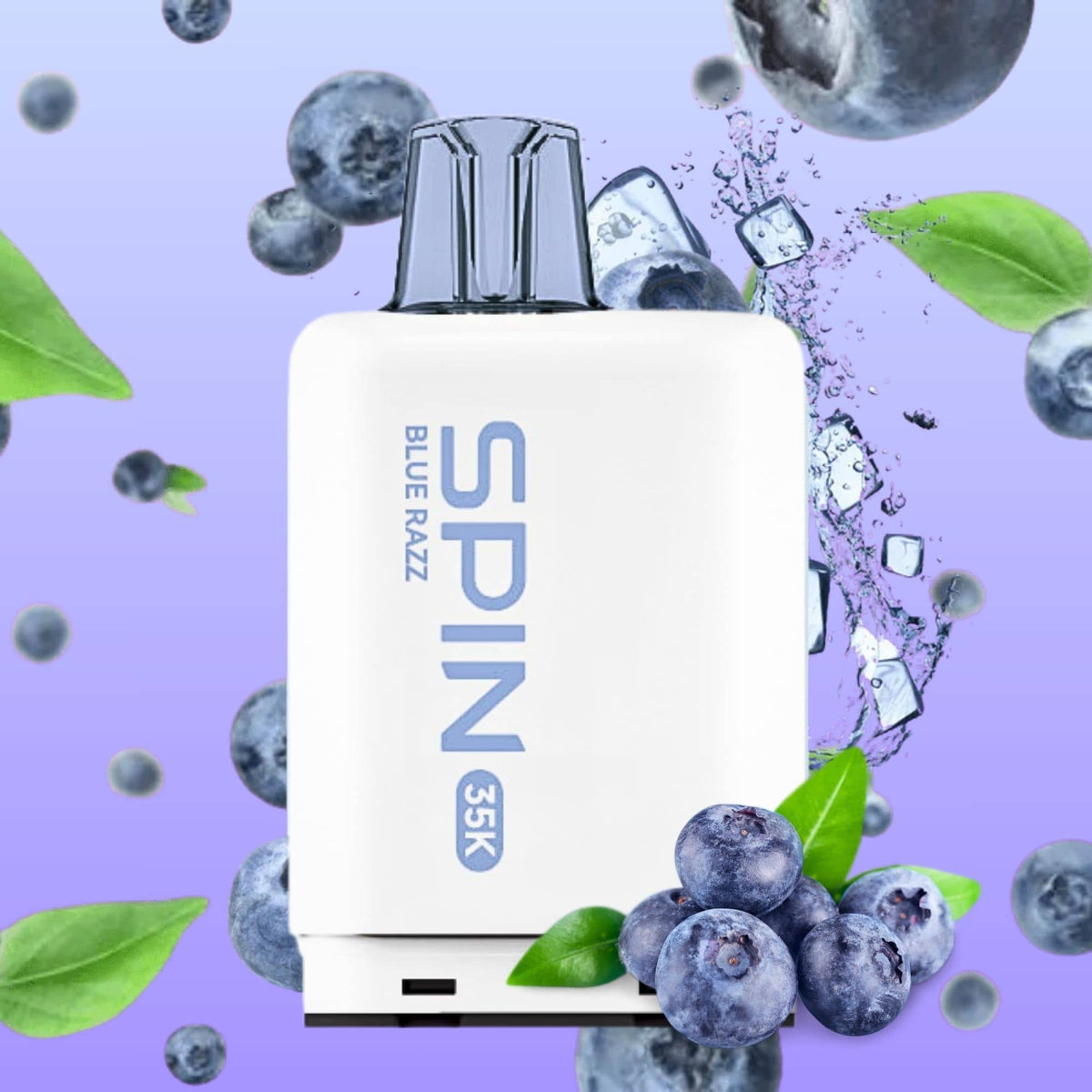 Spin Fizz X Pod 35000 Puffs Blue Razz - Spin Vape – Spin vape